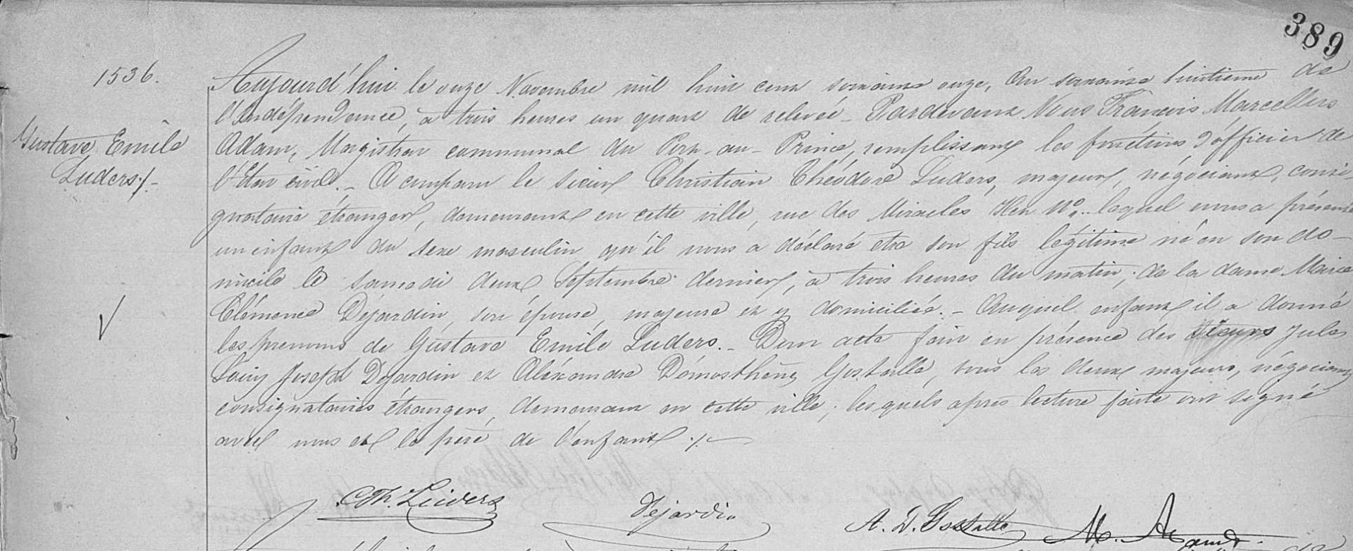 Emile Lüders : Haïtien ou Allemand ? – AyiboPost