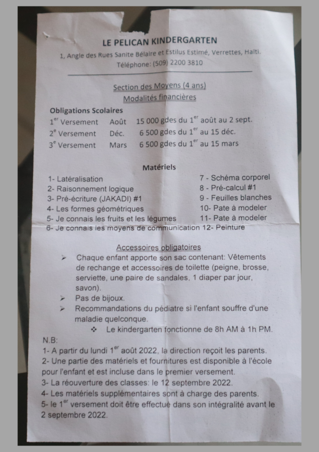 Poursuivie par la violence, Derline change de maison 7 fois en 5 mois ...