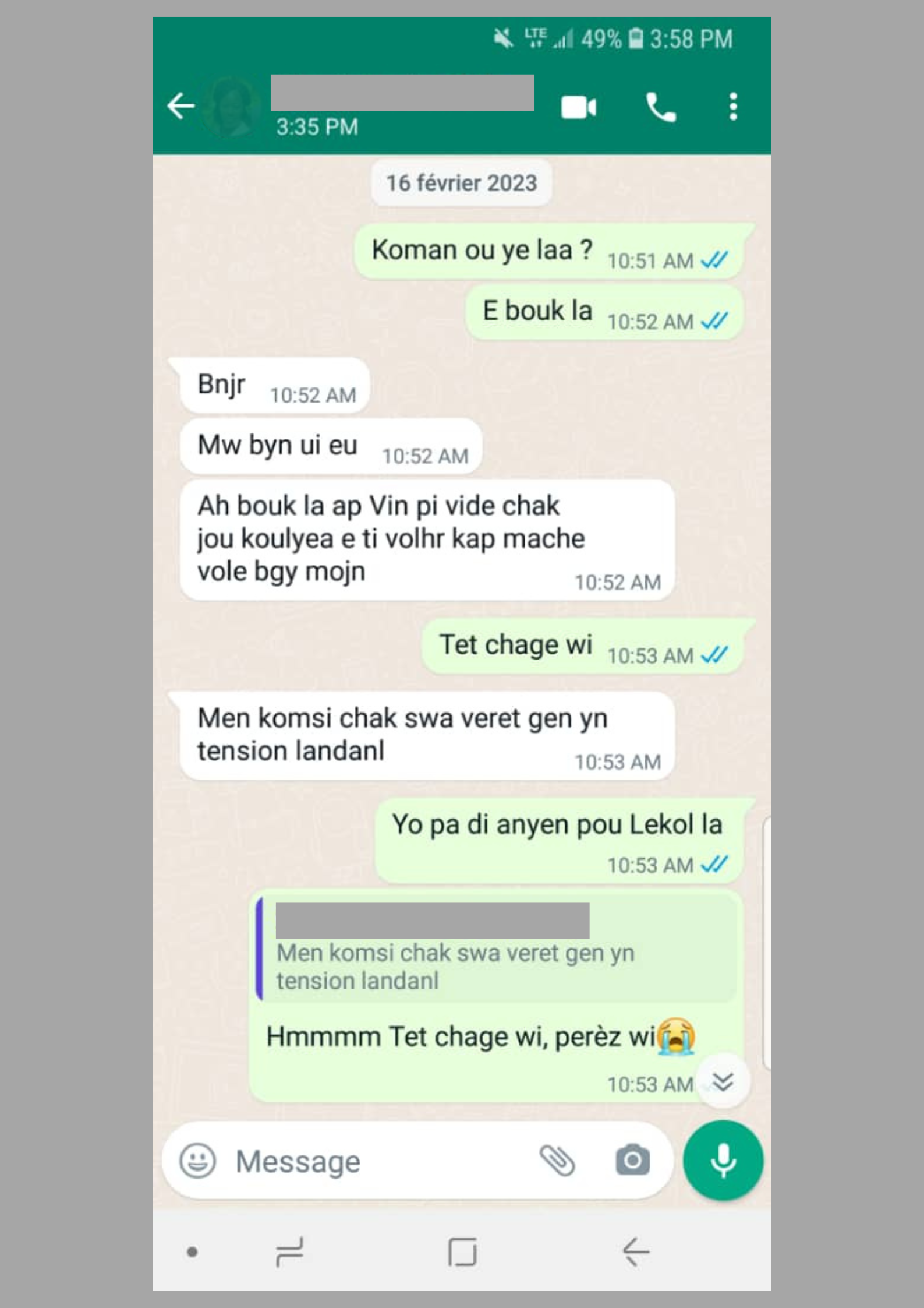 Poursuivie par la violence, Derline change de maison 7 fois en 5 mois ...