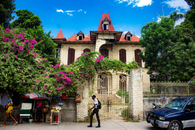 august 11 2023 a view of the facade of la villa castel fleuri the ...