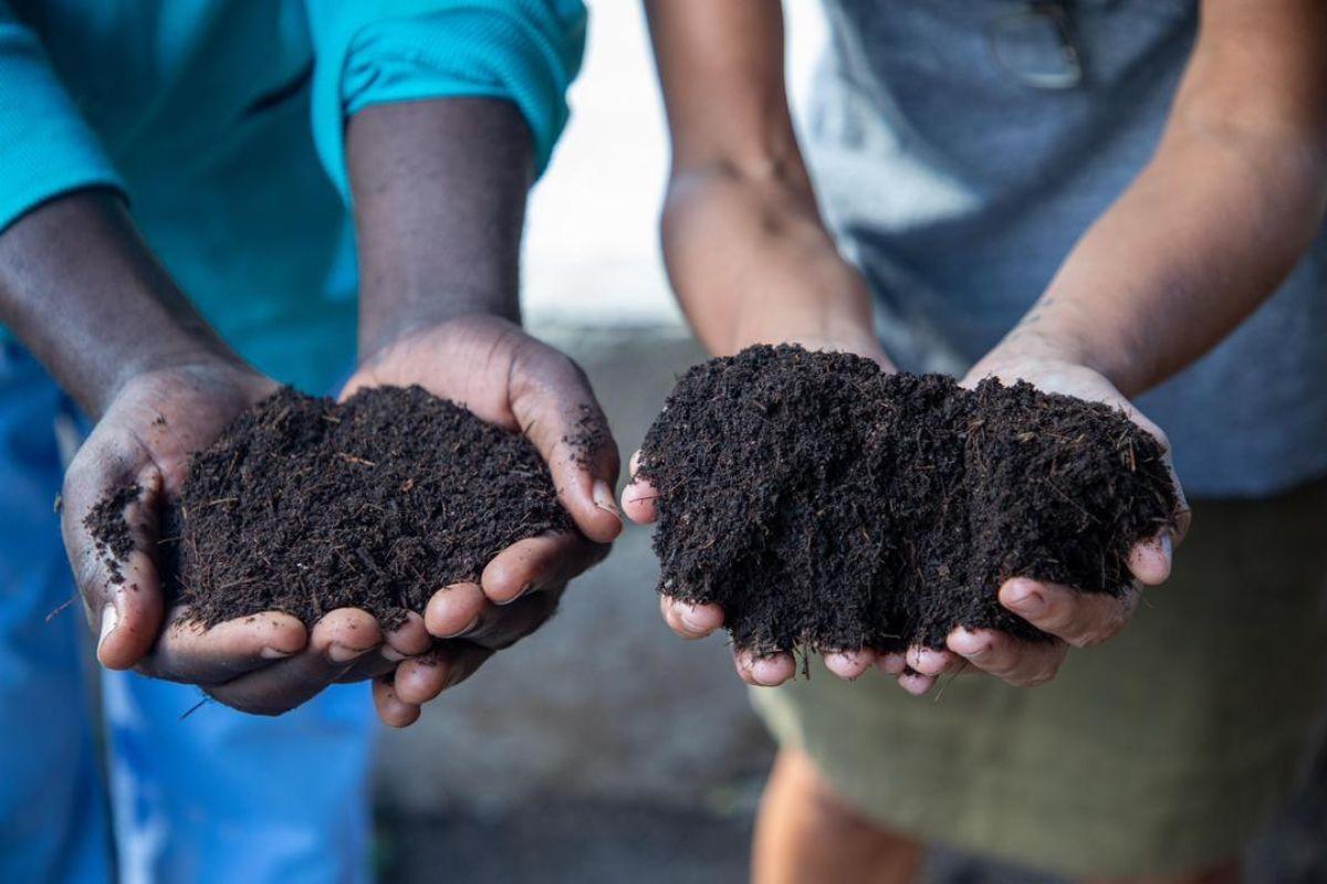 This company turns feces into compost in Haiti